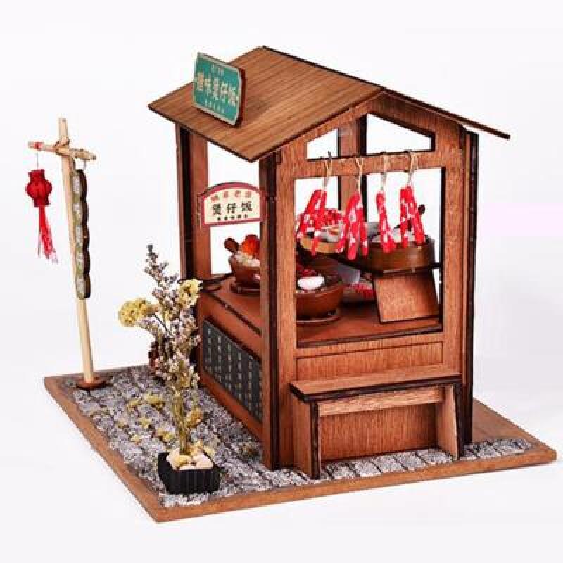 POOM | [adico]DIY 미니어처 우드 스토어 - 양꼬치