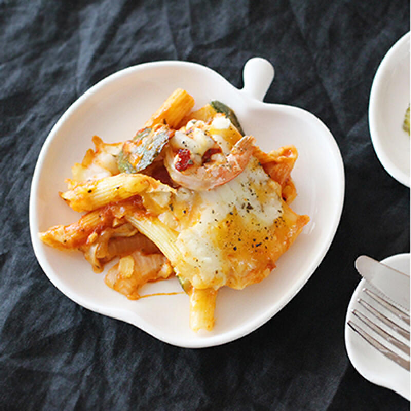 POOM | 로코 화이트 사과접시 3P