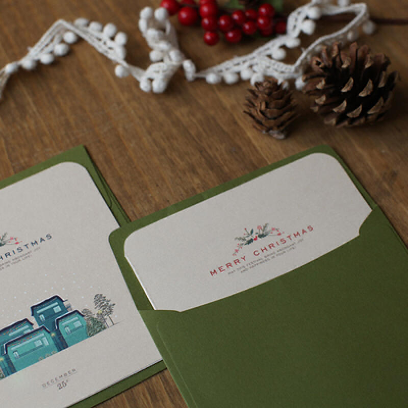 POOM | 디비디 크리스마스 카드 세트 - Snow Village