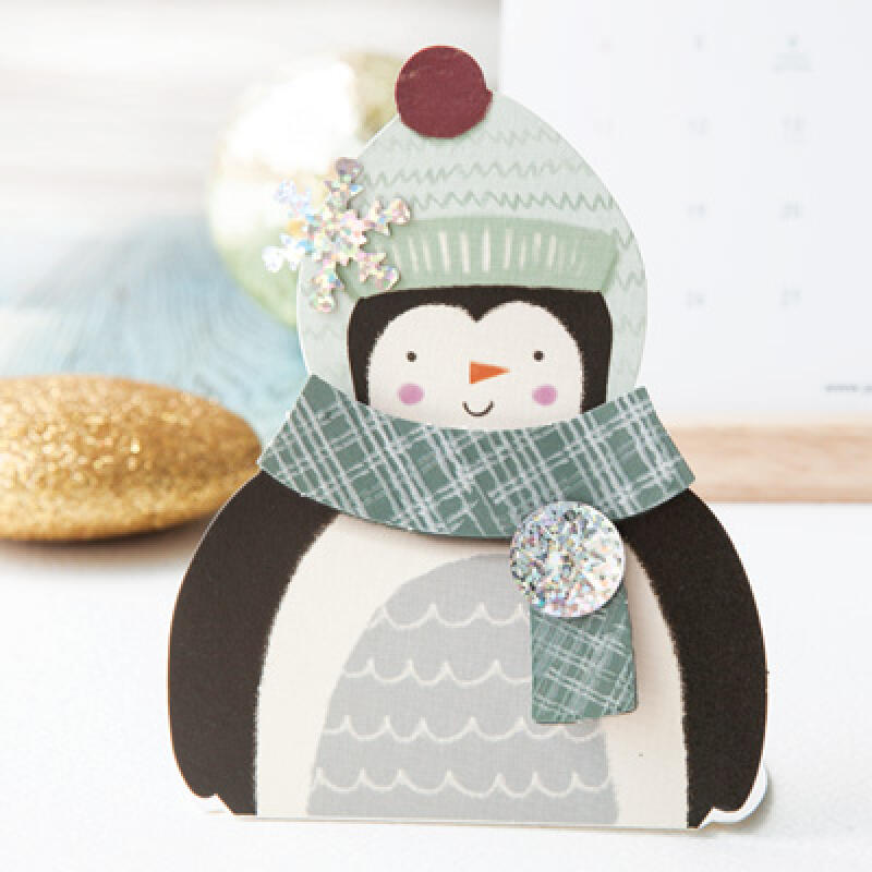 POOM | 크리스마스 모양 미니카드 세트 12종 set (FS512)