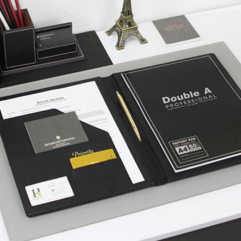 POOM | 대기업 공무원 오피스 서류 A4 가죽메모패드 BUSINESS