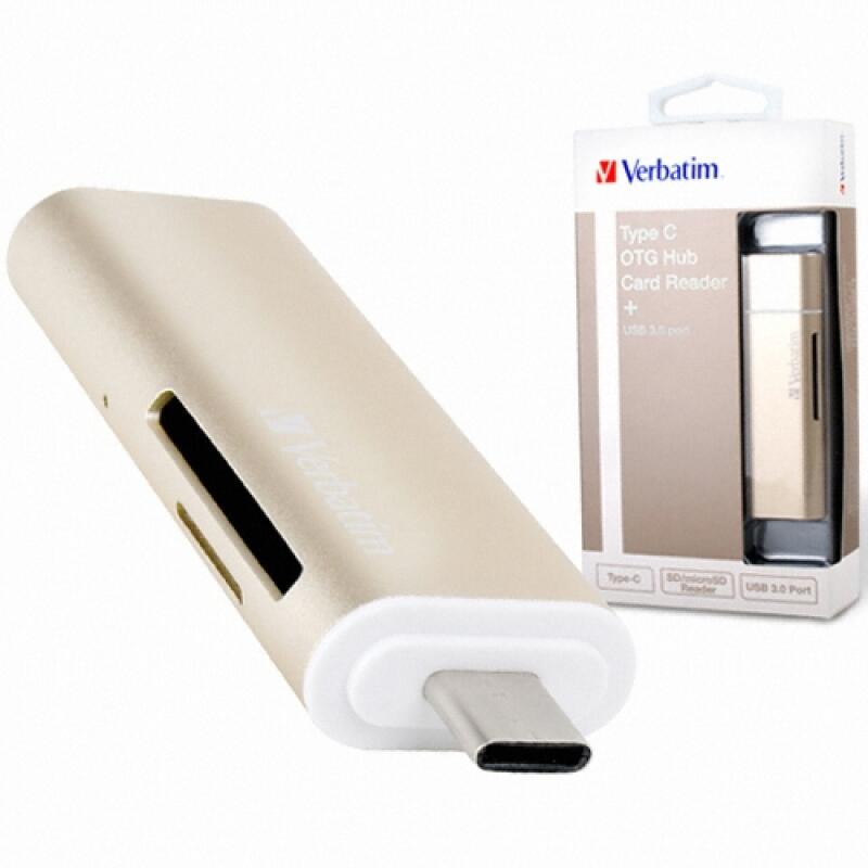 POOM | Type-C OTG 카드리더+USB 3.0 허브