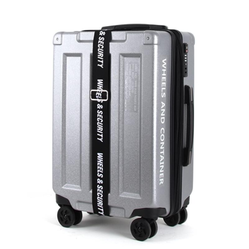 POOM | 휠즈앤 컨테이너 PC 캐리어 28인치 실버