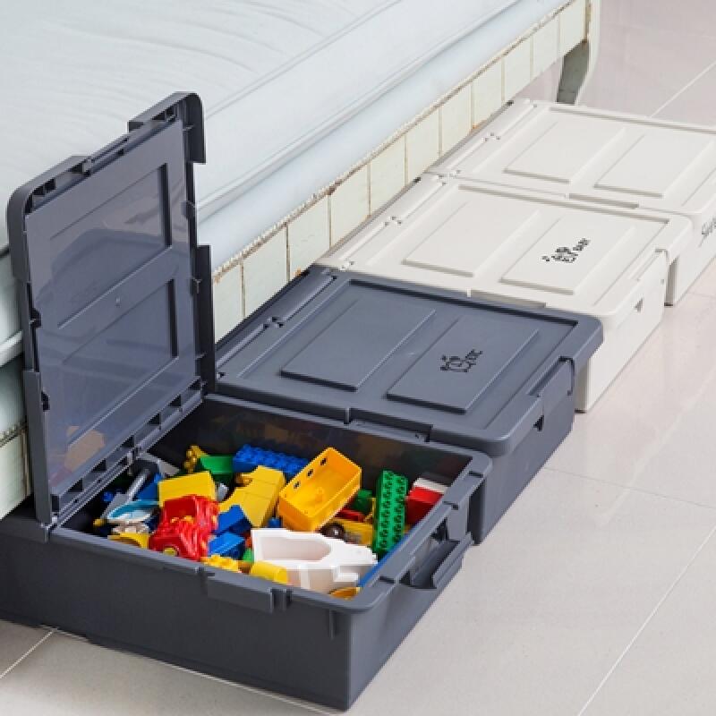 POOM | 트레인 언더베드 리빙박스50L-2P_엔플라스틱