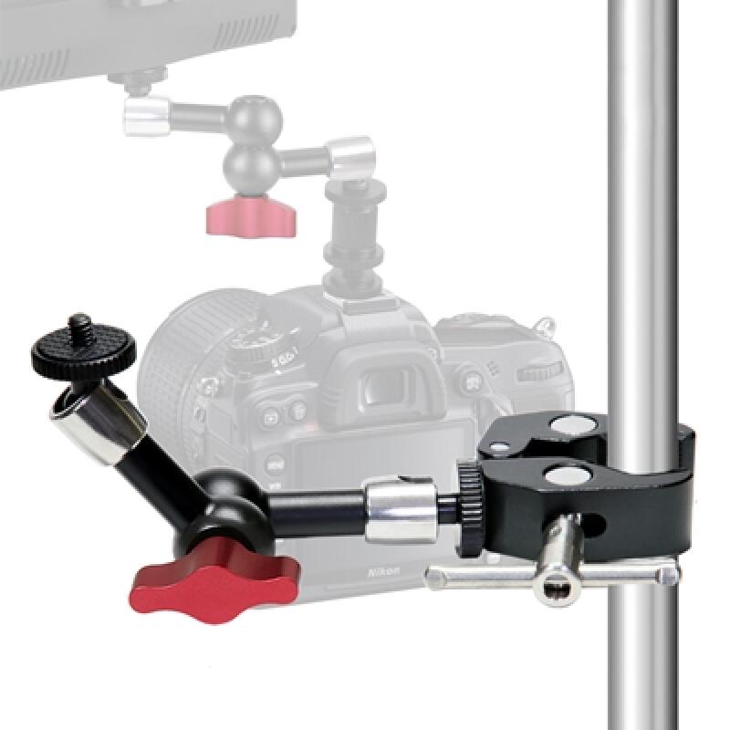 POOM | KM-192G 미니 매직암 멀티 커넥터 + KM-091A 미니 슈퍼 클램프 SET