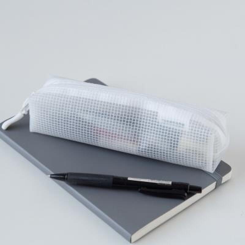 POOM | 단순생활 EVA 방수 펜 파우치 대학생 필통 화이트