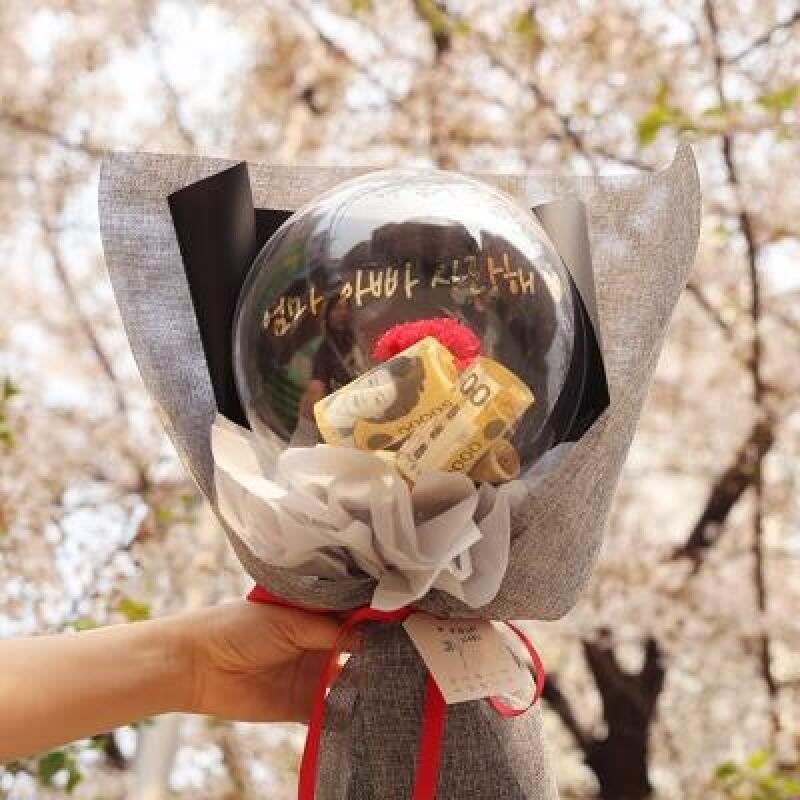 POOM | [DIY세트] 버블풍선 카네이션돈꽃다발 [2color]