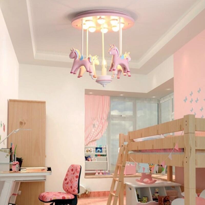 POOM | boaz 핑크유니콘 방등(LED) 키즈 카페 인테리어 조명