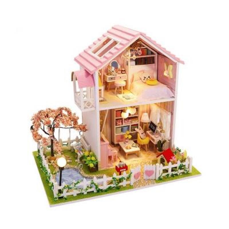 POOM | DIY 미니어처 풀하우스 - 핑크 벚꽃 하우스 NEW