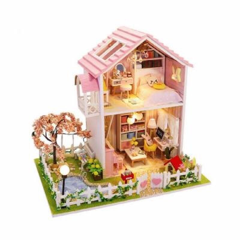 POOM | DIY 미니어처 풀하우스 - 핑크 벚꽃 하우스 NEW