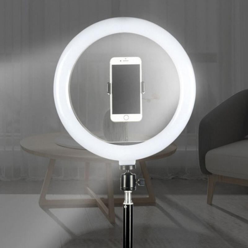 POOM | 삼각대 USB LED 링라이트 방송 촬영 링 조명 LIGHT33