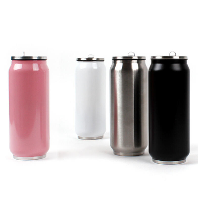 POOM | 플레인 맥주캔 스트로우 텀블러 500ml