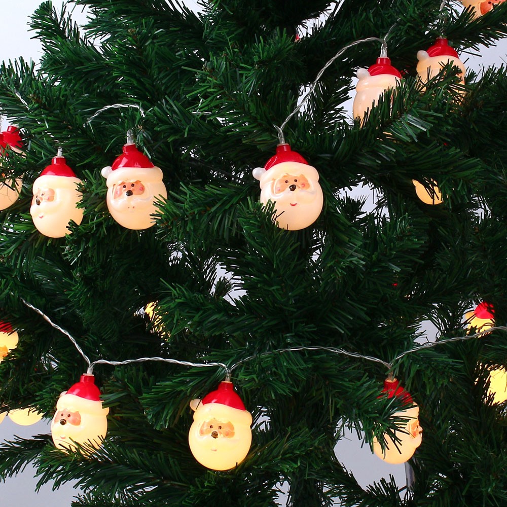 POOM | 40구 LED 산타 가랜드 전구(웜색) (6M)