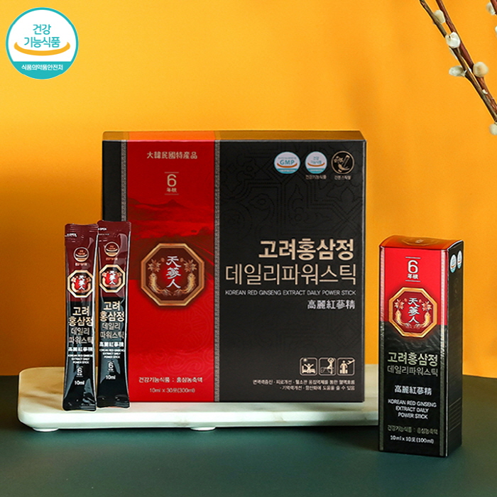 POOM | 6년근 고려홍삼정 데일리 파워스틱 10ml*30포 AG001