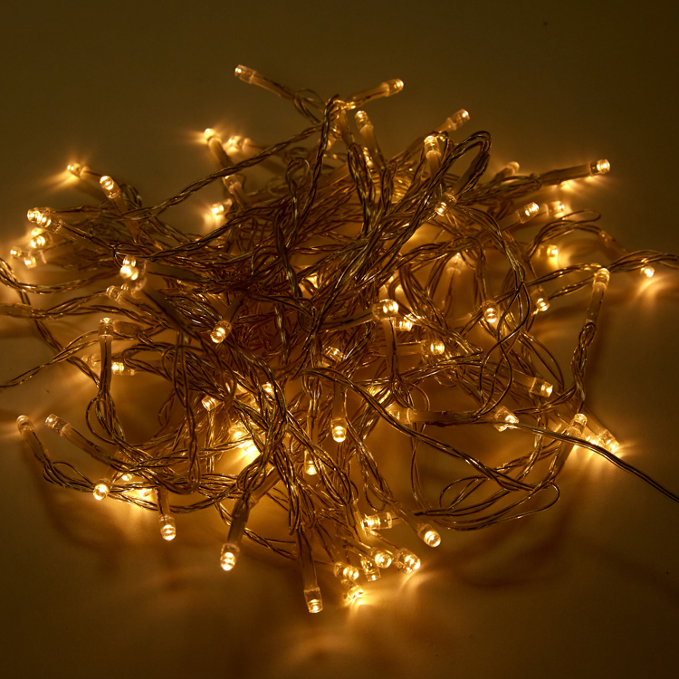 POOM | 100구 리모컨 투명 라인 전구 (20010428)