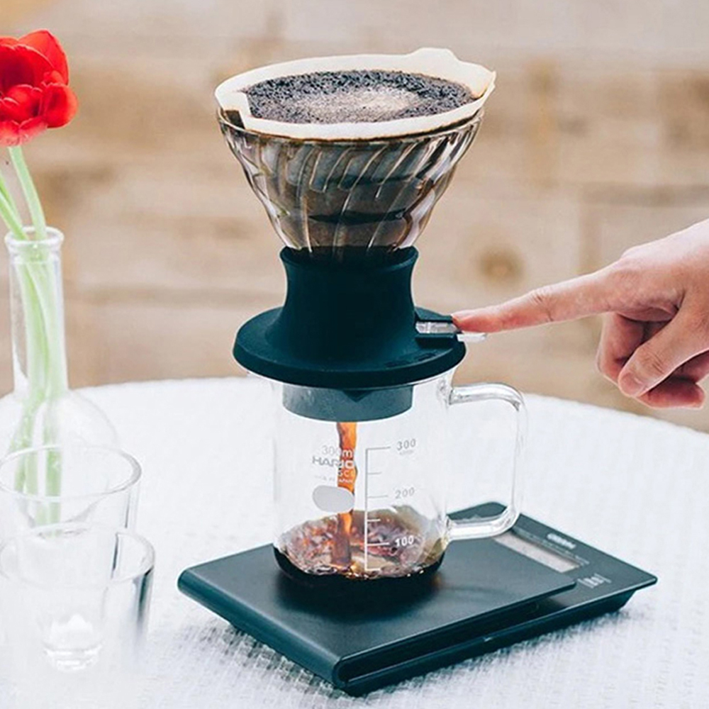 POOM | 하리오 침출식 커피 드리퍼 스위치 360ml (SSD-360-B)