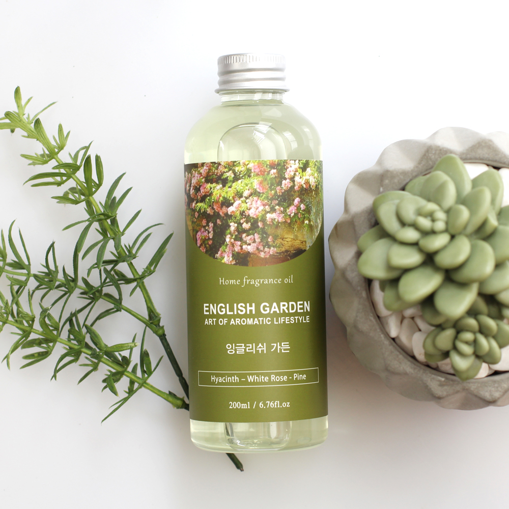 POOM | 아로마코 실내디퓨저 리필오일 200ml (석고리드증정)