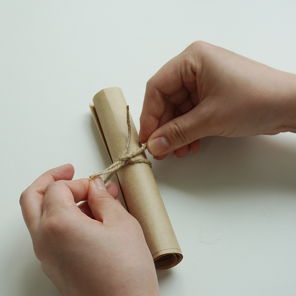 POOM | 2mm 노끈 마끈 2M [구디 선물 리본 포장 택 끈]