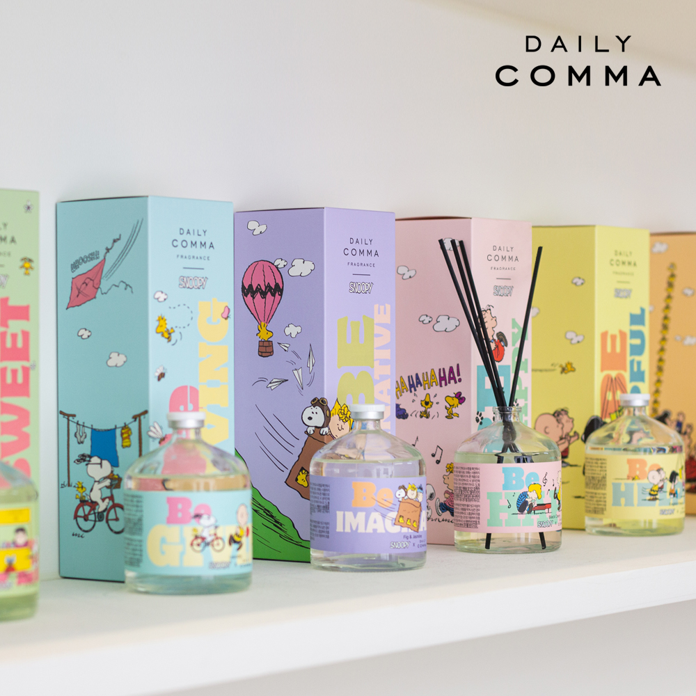 POOM | 데일리콤마 스누피 비시리즈 디퓨저 200ml 1+1
