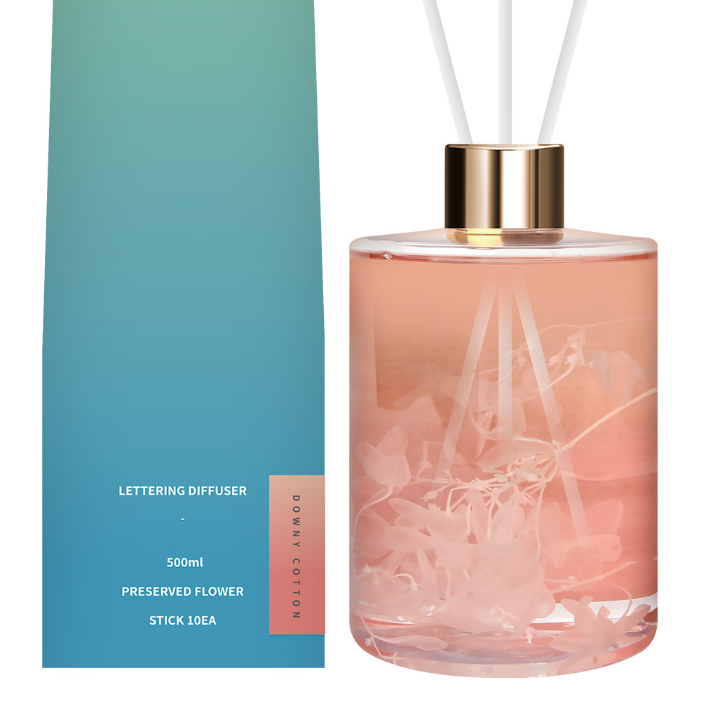 POOM | 플렌느 프리저브드 수국 방향제 레터링 디퓨저 500ml