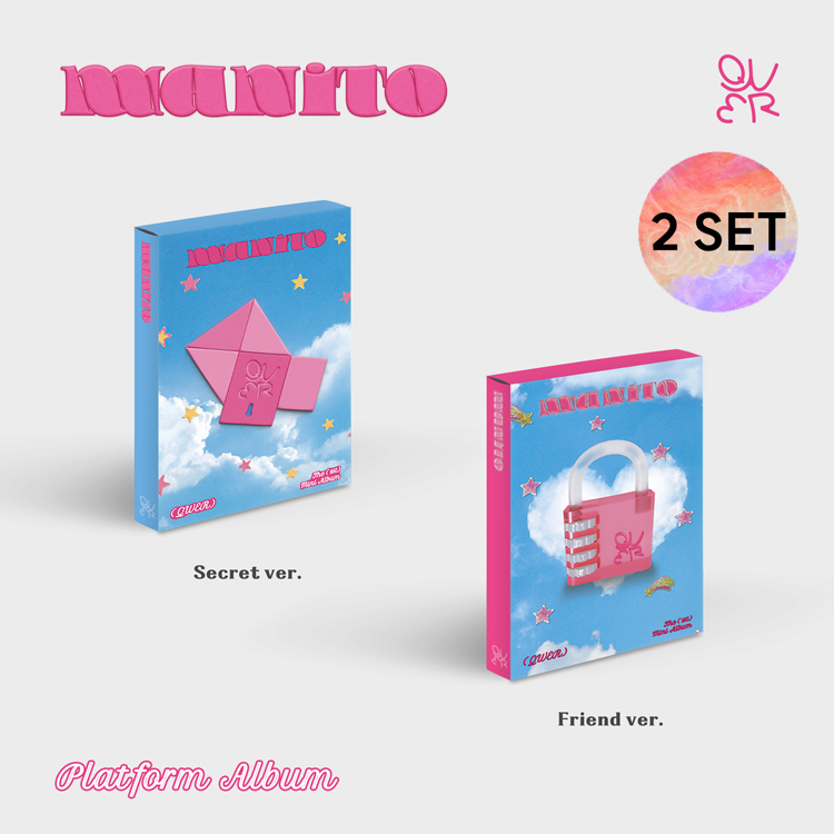 POOM | [2종 SET] QWER - 미니 1집 MANITO (Platform ver.)