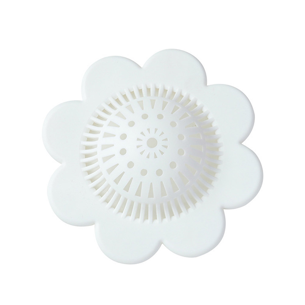POOM | 실리콘 머리카락 거름망 4p 배수구 세면대 욕실 욕조