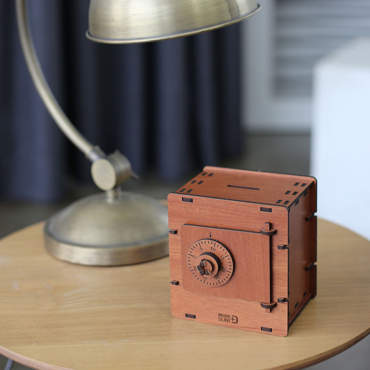 POOM | 금고저금통 3D입체퍼즐 나무퍼즐 DIY