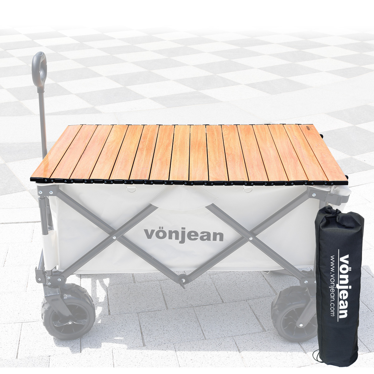 POOM | 본젠 CW-T859 캠핑웨건용 접이식 알루미늄 테이블 상판