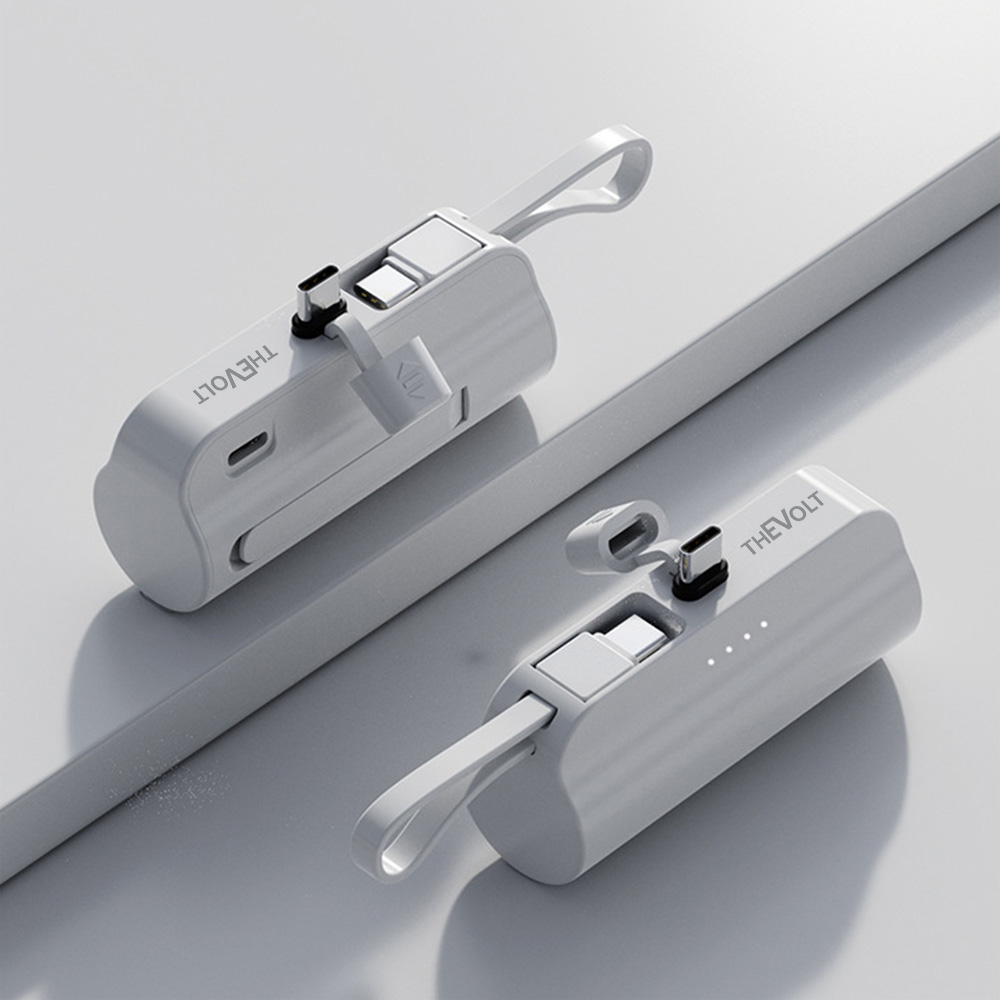 POOM | 애니클리어 더볼트 2in1 5000mAh 도킹형 보조배터리