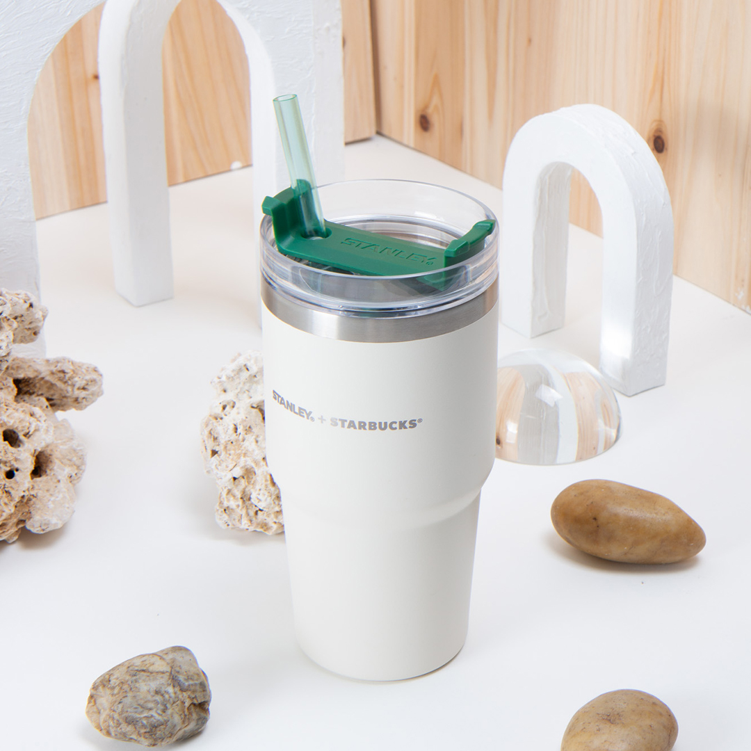 POOM | 스타벅스 스탠리 텀블러 DT 퀜처 591ml 아이보리
