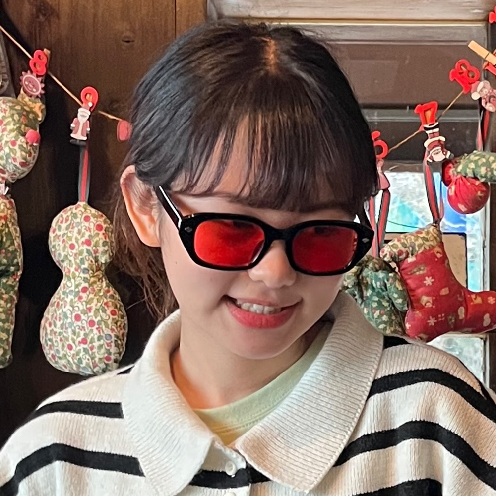 POOM | SBKA Joe-C02 레드 틴트 빈티지 선글라스