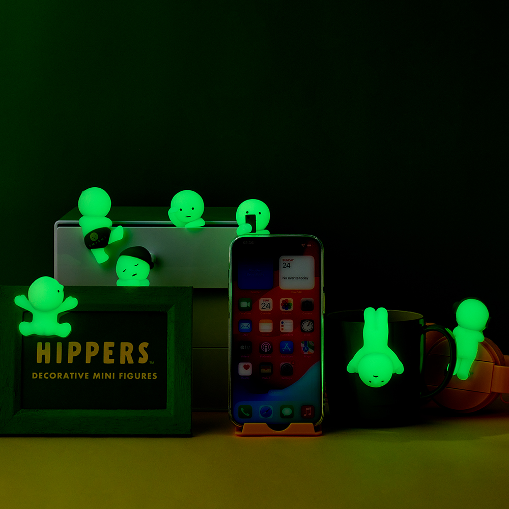 POOM | 스미스키 글로우 미니 피규어 히퍼 BOX 12개입 (26030684)