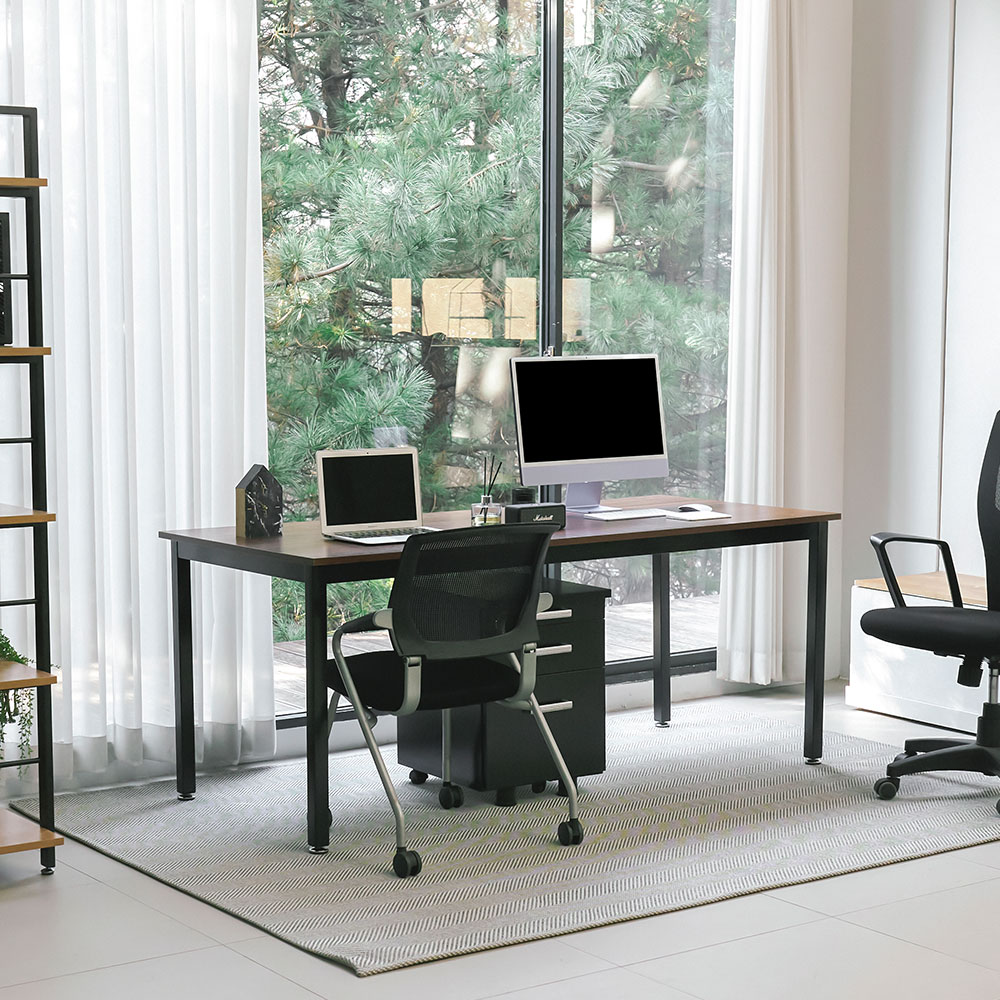 POOM | TS-04 1500x900 LPM 책상 철제 일자형 데스크