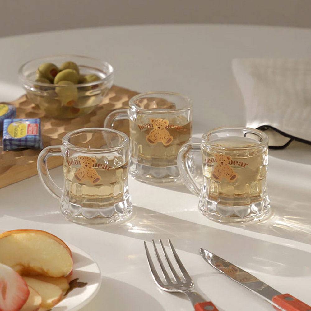 POOM | 베어베어 소주잔 4P 세트