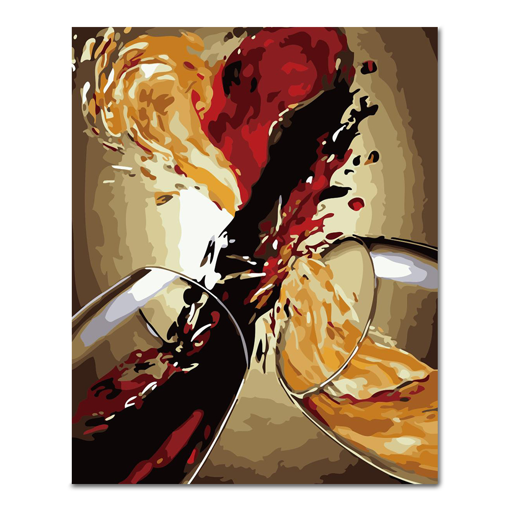 POOM | DIY 페인팅 - 와인 한잔 PG77 (40x50)