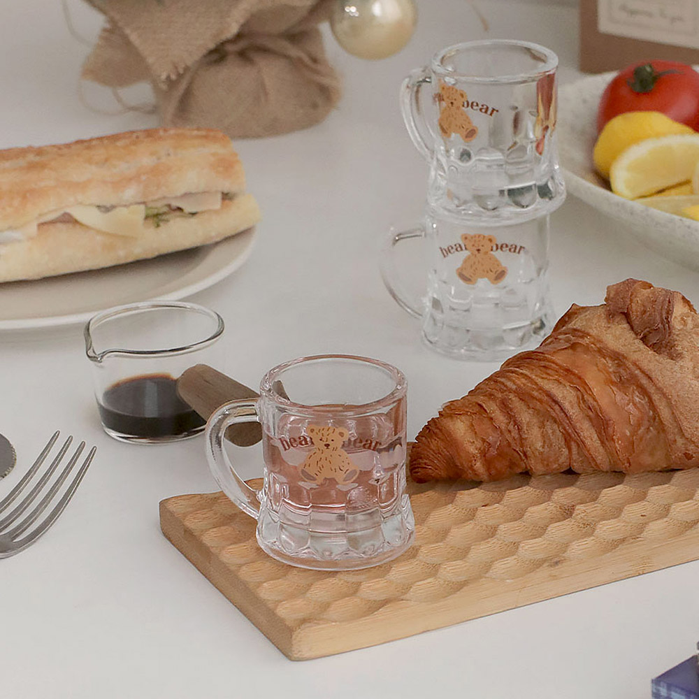 POOM | 베어베어 소주잔 4P 세트