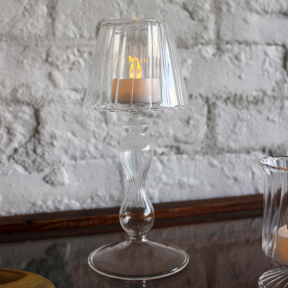 POOM | 엔틱 글라스 티라이트 초 홀더 2type