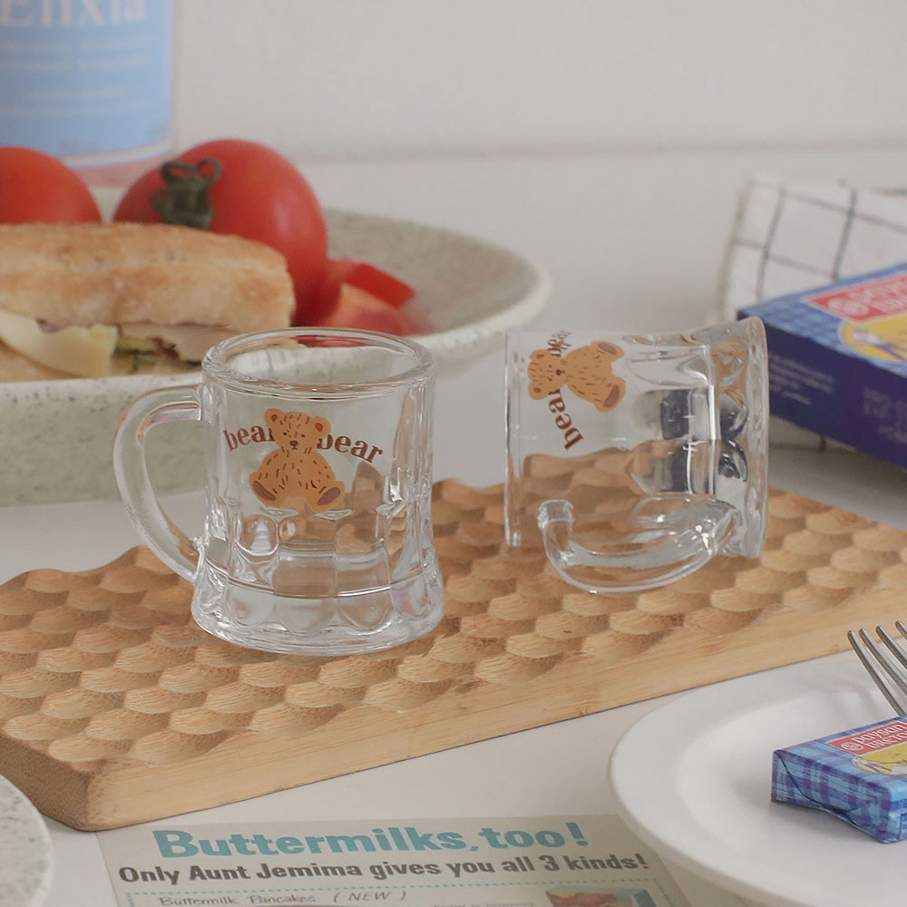 POOM | 베어베어 소주잔 4P 세트