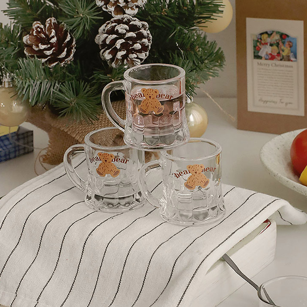 POOM | 베어베어 소주잔 4P 세트