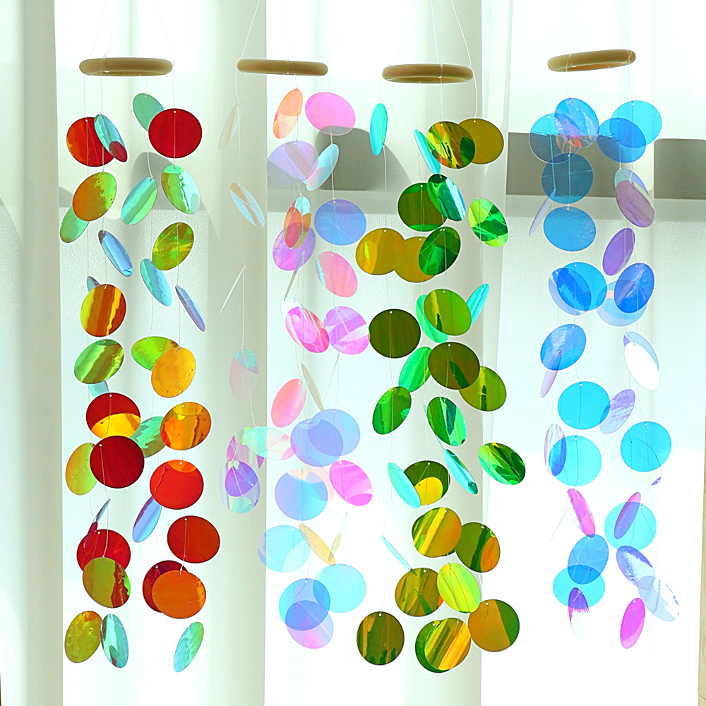 POOM | DIY 봉봉 스팽글 홀로그램 모빌 썬캐쳐 만들기 키트