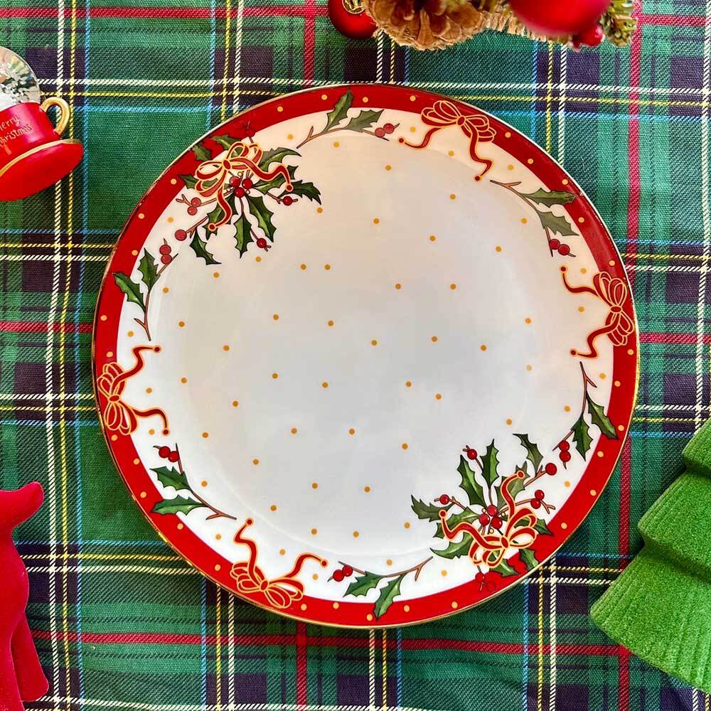 POOM | [접시] 크리스티나 25cm 골드림 접시