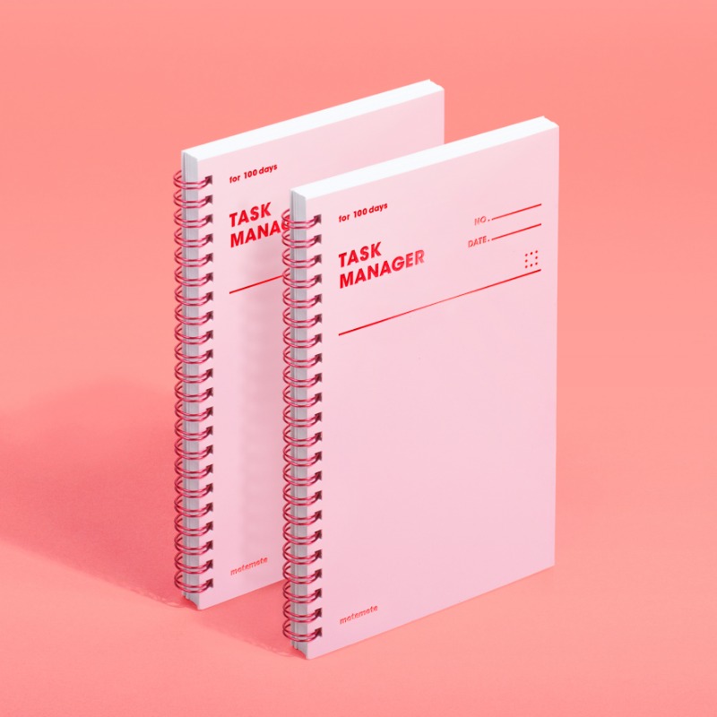 POOM | 태스크 매니저 100DAYS 컬러칩 - 로즈쿼츠 2EA