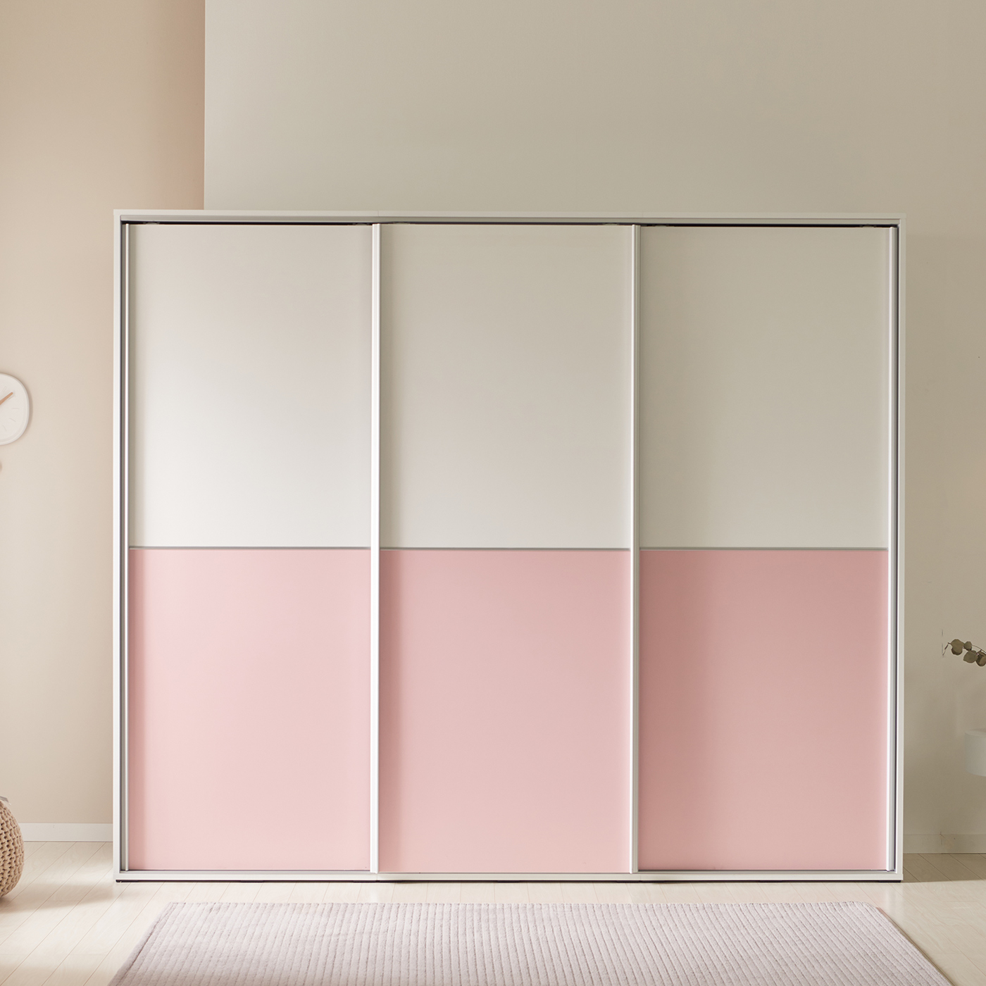 POOM | 마엘 2400 비스포크 댐퍼 슬라이딩 옷장 미닫이 장롱