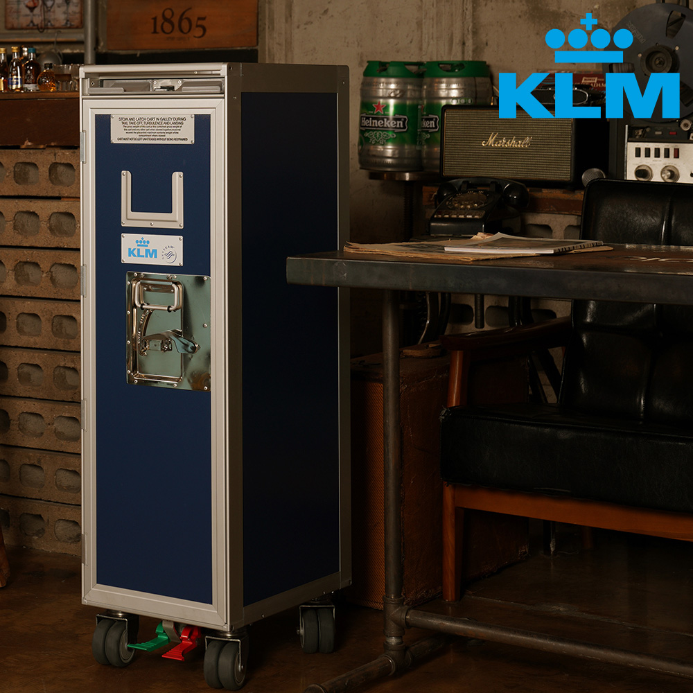 POOM | KLM 항공기 기내용 트롤리 카트 서랍장 수납장 AP