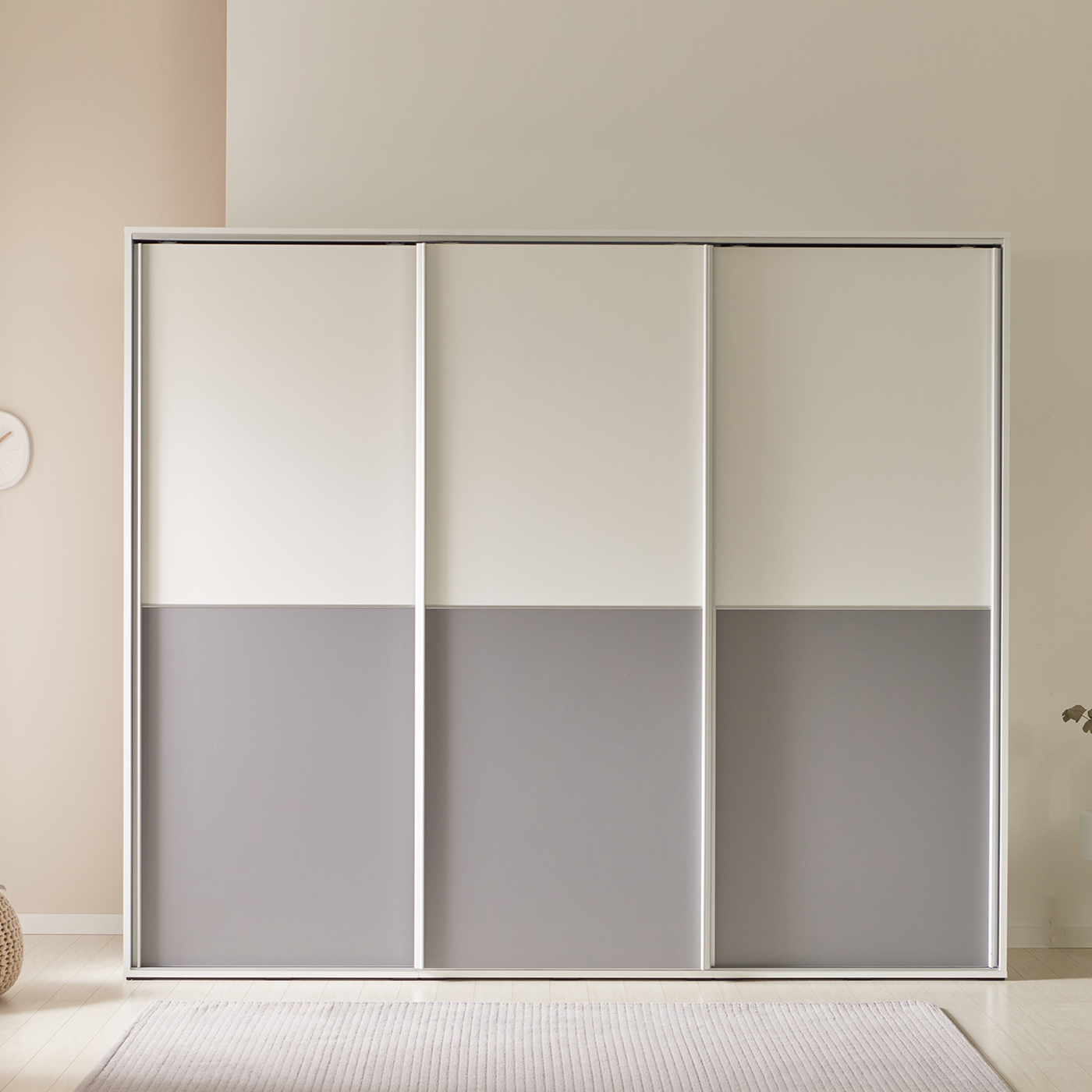 POOM | 마엘 2400 비스포크 댐퍼 슬라이딩 옷장 미닫이 장롱