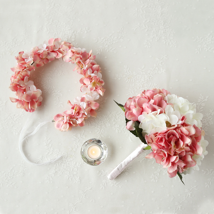 POOM | 사브리나 수국부케화관SET