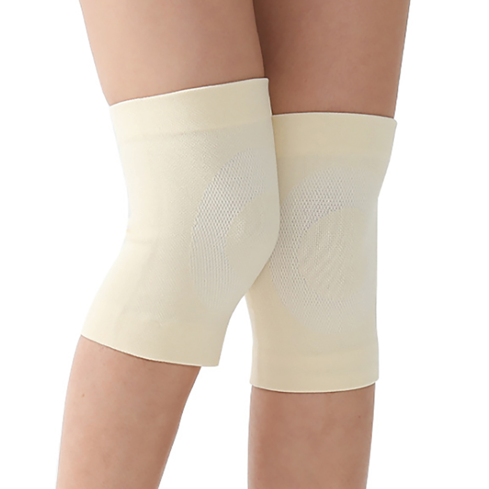 POOM | 바디온 무릎 보온 보호대 2p세트(L/크림)