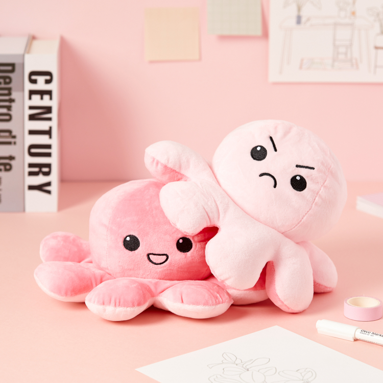 POOM | 문어인형 30cm 핑크-연핑크 (34010808)