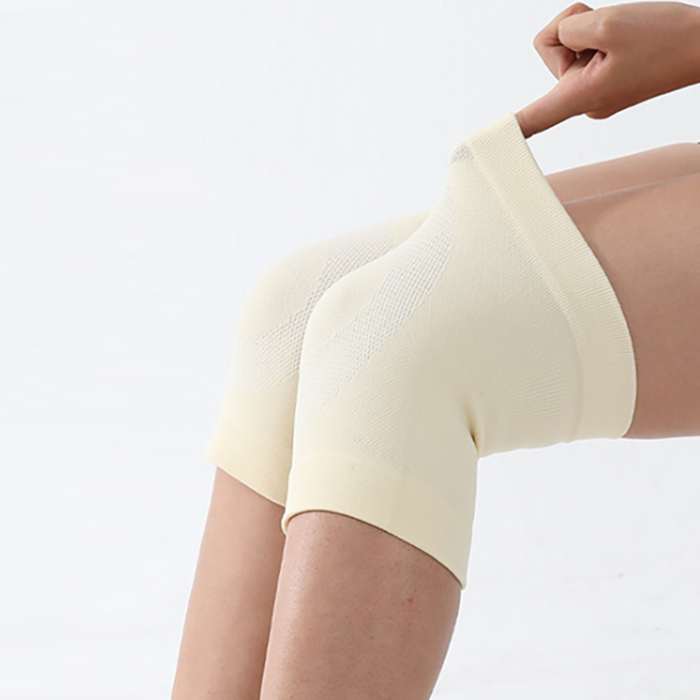 POOM | 바디온 무릎 보온 보호대 2p세트(L/크림)