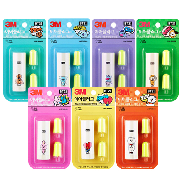 POOM | [BT21] 3M 이어플러그 BT21
